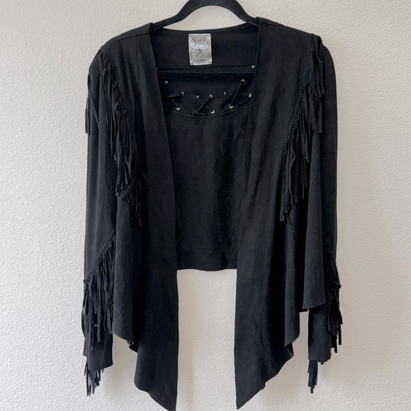 Vocal | Jackets & Coats | Vocal Womens Fringe Faux Suede Jacket | Poshmark